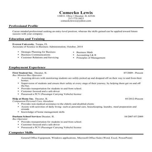Current resume | DOCX