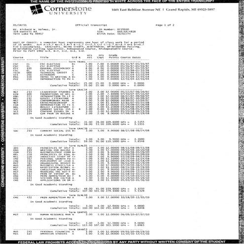 Richard Holmes Transcript | PDF