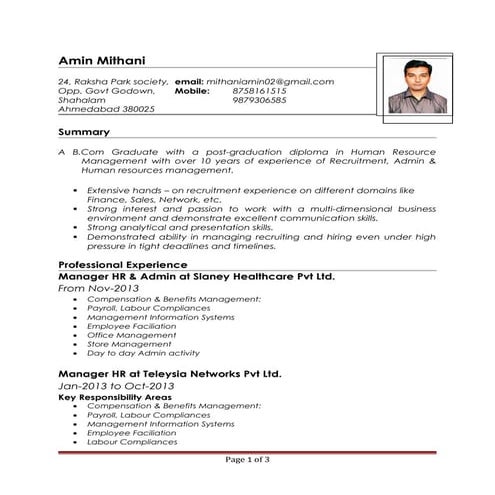 CV Amin | DOC
