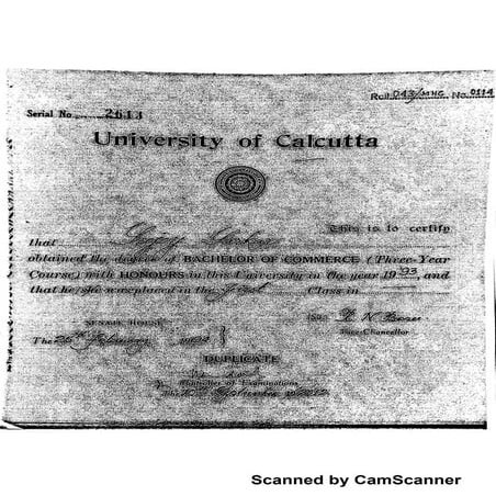 B.com certificate | PDF | Cameras and Camcorders | Consumer Electronics