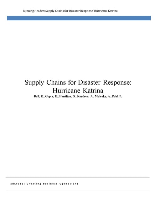 Book Explores Devastation, Rebuilding after Hurricane Katrina | PPT