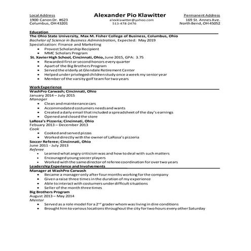 My Resume | DOCX