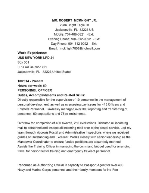 Lacey's Master Chronological Resume | PDF