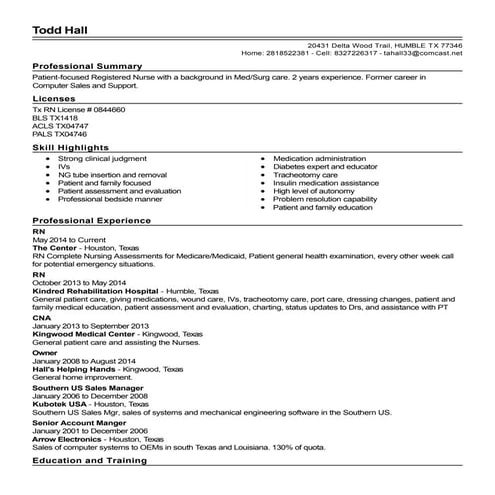 Todd Hall Resume 3 | PDF