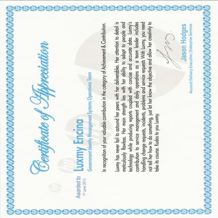 LuxmyEncina_Achievement&Contribution | PDF