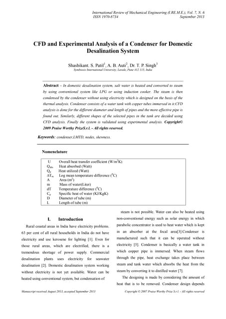 Steam Header Design in Fluid (Steam) System | PDF