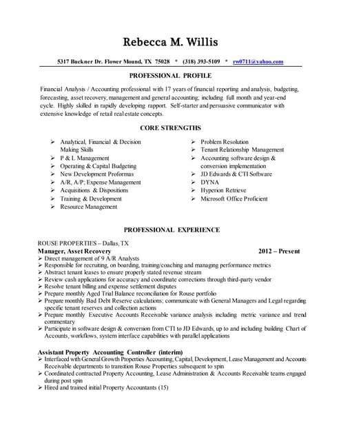 Tina Stephens Resume 2017 | DOC