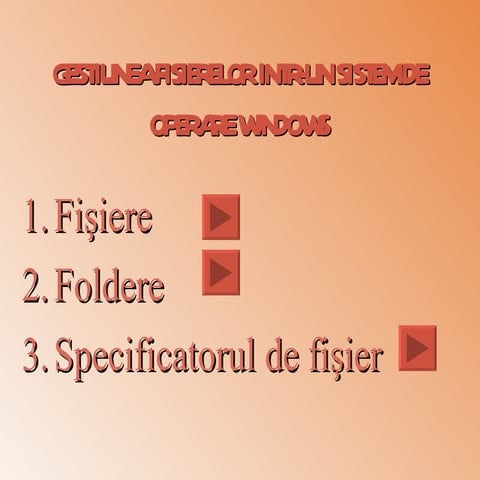0gestiunea fisierelor | PPT