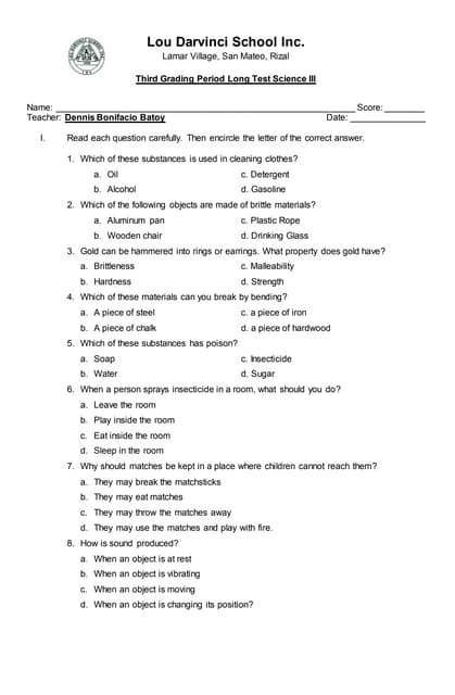 Primary checkpoint-science-0846-october-2015-paper-1 | PDF