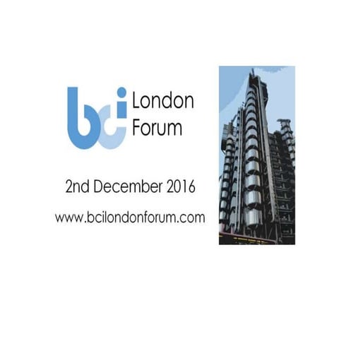bci london forum holding | PPTX