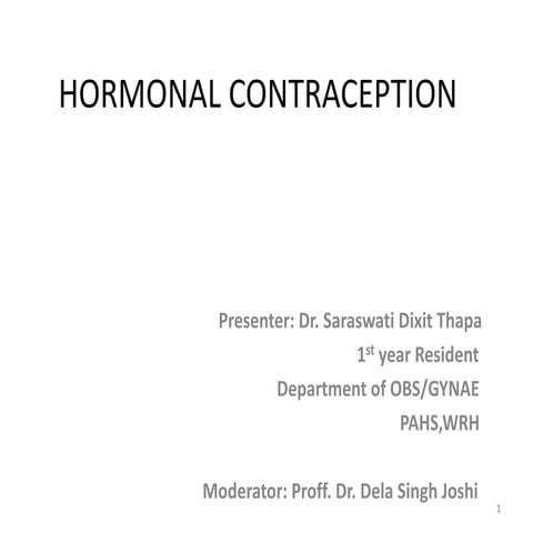 Modern contraceptive methods | PPTX