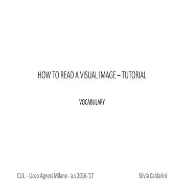 0_how to read a visual image | PPTX | Design | Fine Art