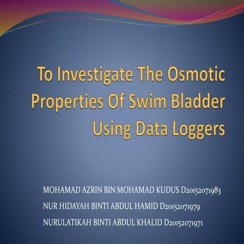 Data logger full slideshow | PPT