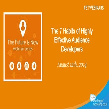The 7 Habits of Highly Effective Audiences Developers | PPTX | Web Development | Internet
