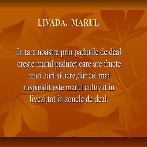 Toamna | PPT