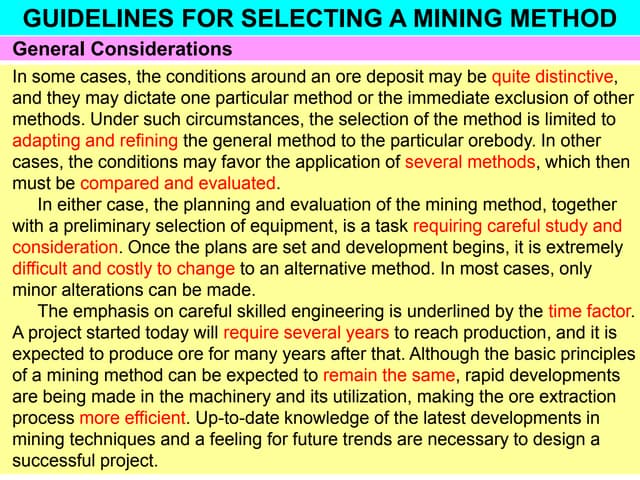 Basics of openpit mining | PDF