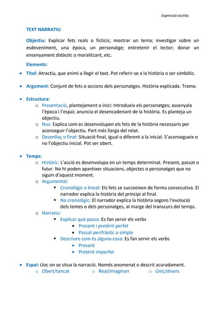 El Text Narratiu | PPT