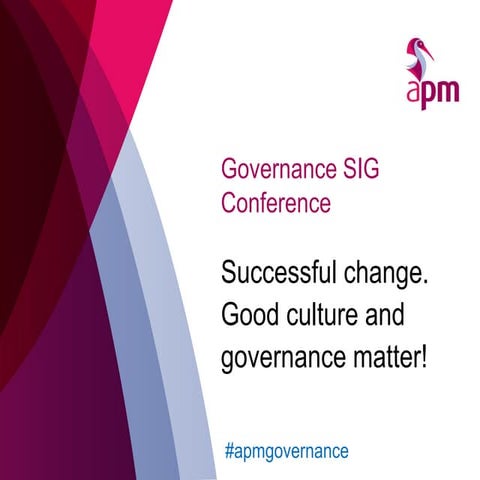 APM Presents - Why project governance and its key principles and ...