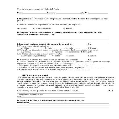 0 orientul antic | DOCX
