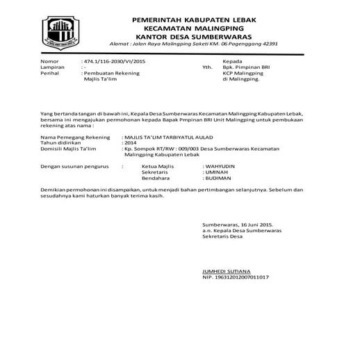 Kode kode surat | DOCX