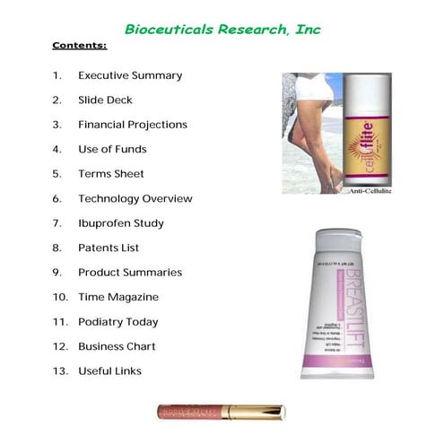 0 Table Of Contents | PDF | Biotech and Biomedical Industry | Industries