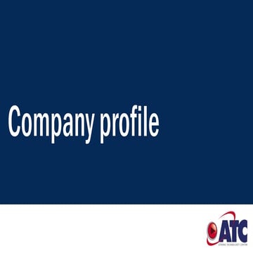 ATC Company Profile | PDF