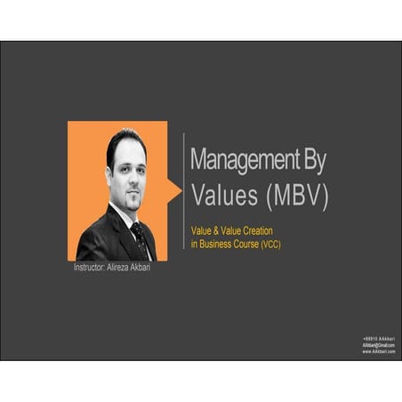 Management By Values | PDF