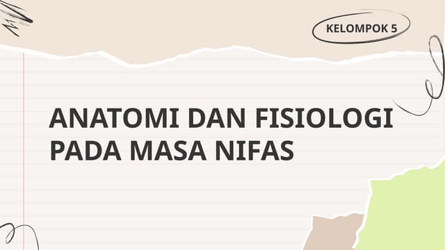 Perubahan fisiologis pada masa nifas | PPTX