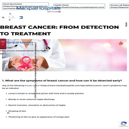 The Journey of Breast Cancer Identifying Types, Symptoms, and ...