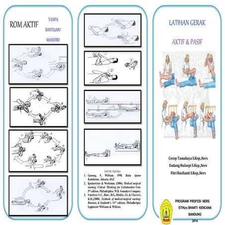 Leaflet rom hitam putih | DOCX