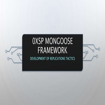 0xsp mongoose RED - DragonCon HK | PPTX | Operating Systems | Computer ...