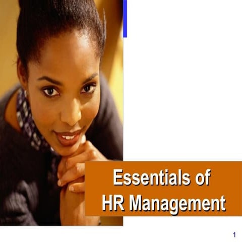 Essentials of hr management | PPT