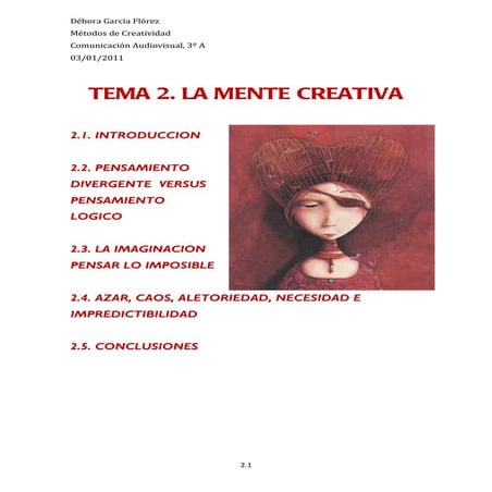 Producto 14 esquema del pensamiento creativo- sesion 6 | PPT