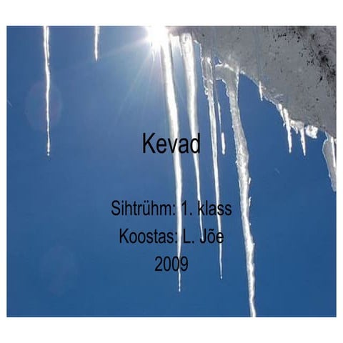 Kevad | PPT