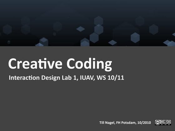 Intro To Creative Coding Ppt 2394