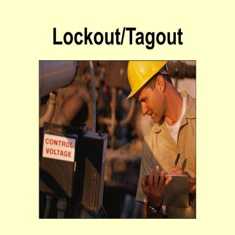 Lockout Tagout | PPT