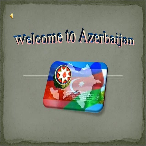 Welcome to Azerbaijan. Qemer and Aydan 134 6"D" | PPT