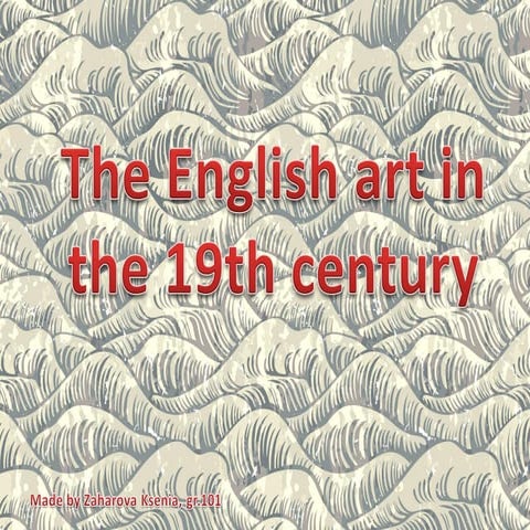 The English art in the 19th century | PDF | Books and Literature