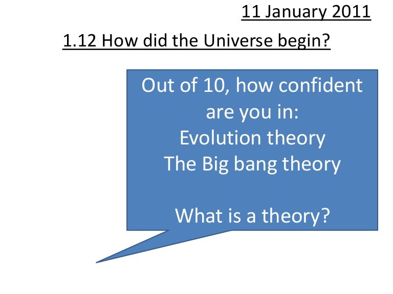 1 12 How Did The Universe Begin