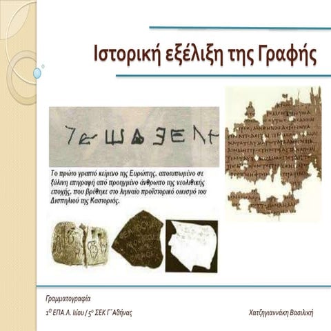 κεφ 1 πρωτεσ μορφ επικοινωνιασ | PPTX