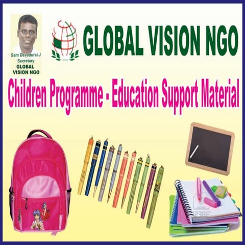 Global vision provide school support things | PPT