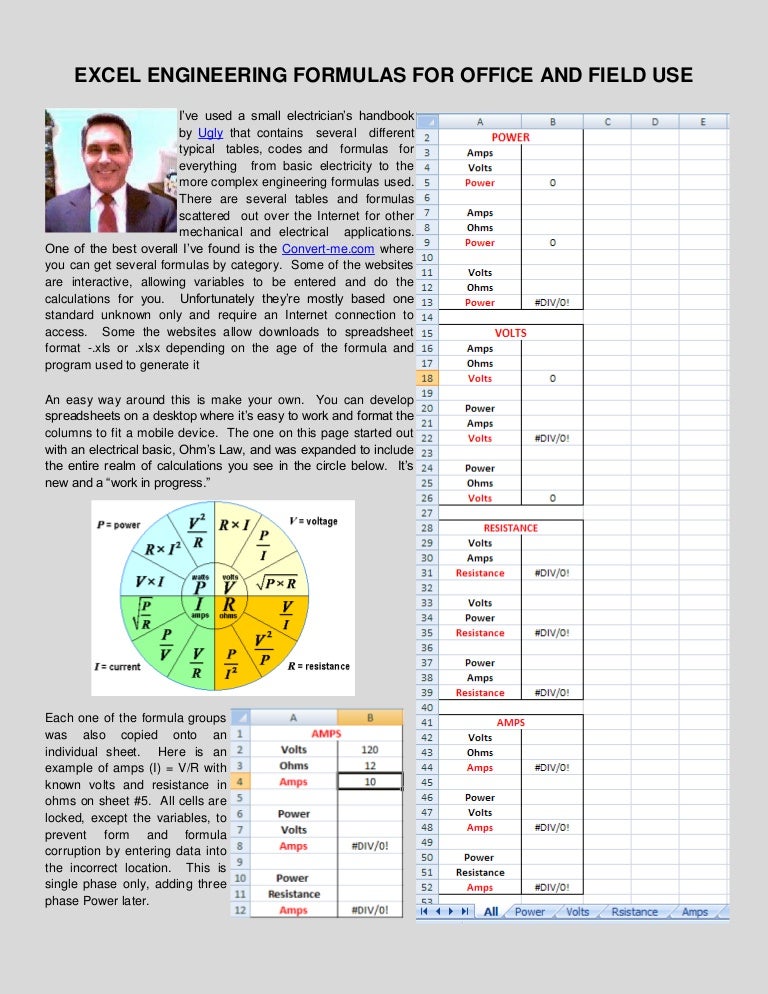 Civil engineering formulas in excel - daslopers