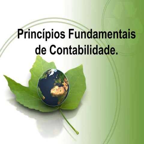1.b Princípios Fundamentais de Contabilidade | PPT