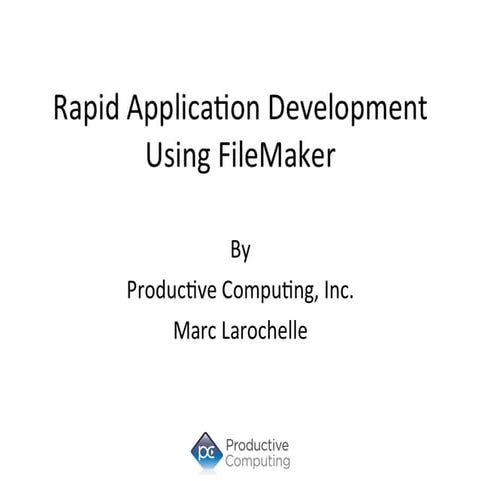 The Benefits of FileMaker Pro | PDF
