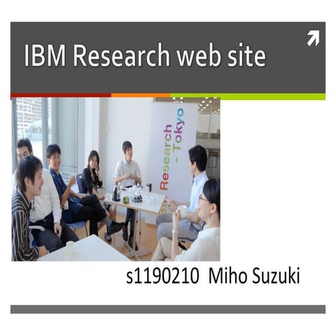 IBM Research web site | PPT