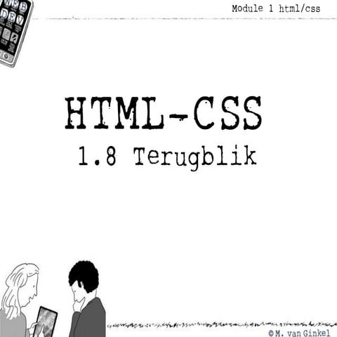 HTML module 1 1.8 terugblik | PDF