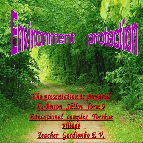 Environmental Protection | PPT