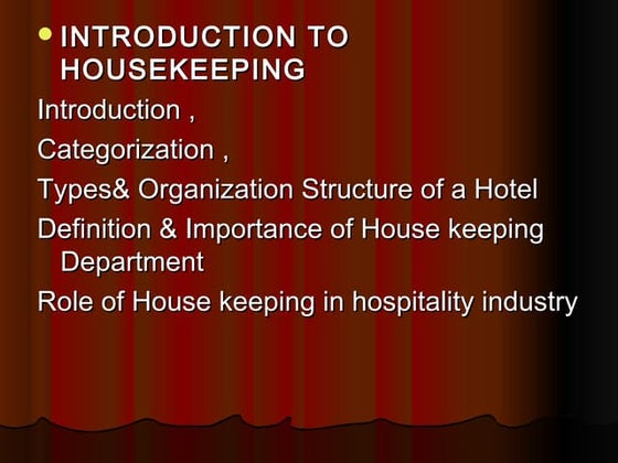 HOUSEKEEPING GROOMING STANDARDS | PPTX