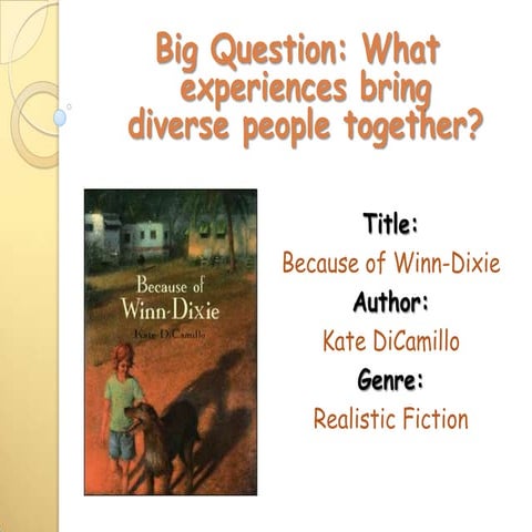 Because Of Winn Dixie | PPTX