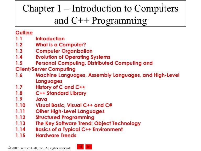 1. intro to comp & c++ programming 1. intro to comp & c++ programming